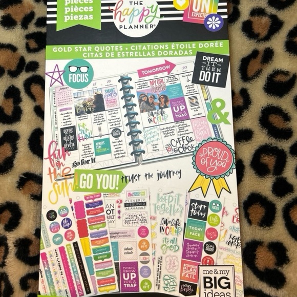 The Happy Planner | Office | Happy Planner Sticker Book Gold Star ...